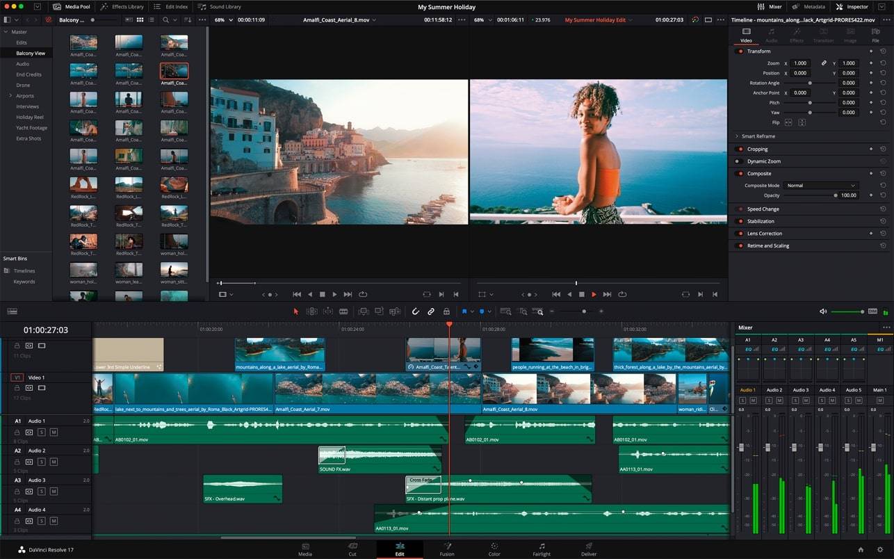 DaVinci Resolve Studio for Mac v19.1.4 达芬奇调色中文版 _ Mac魏叔