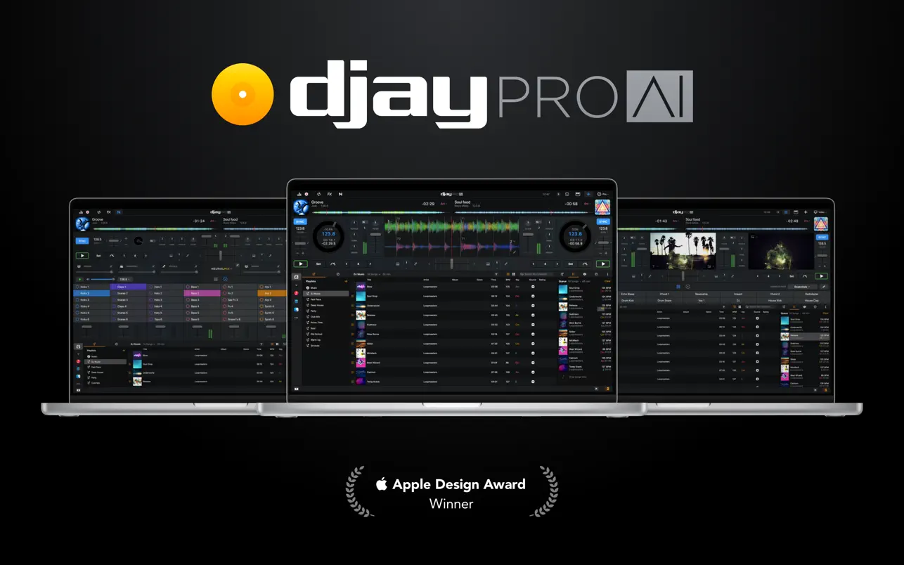 djay Pro AI for Mac v5.3.2 非常专业的Mac DJ工具 _ 黑果魏叔